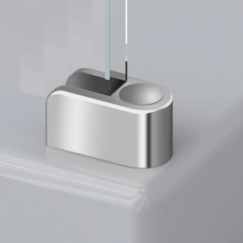 Fixation de sol pour paroi de douche italienne